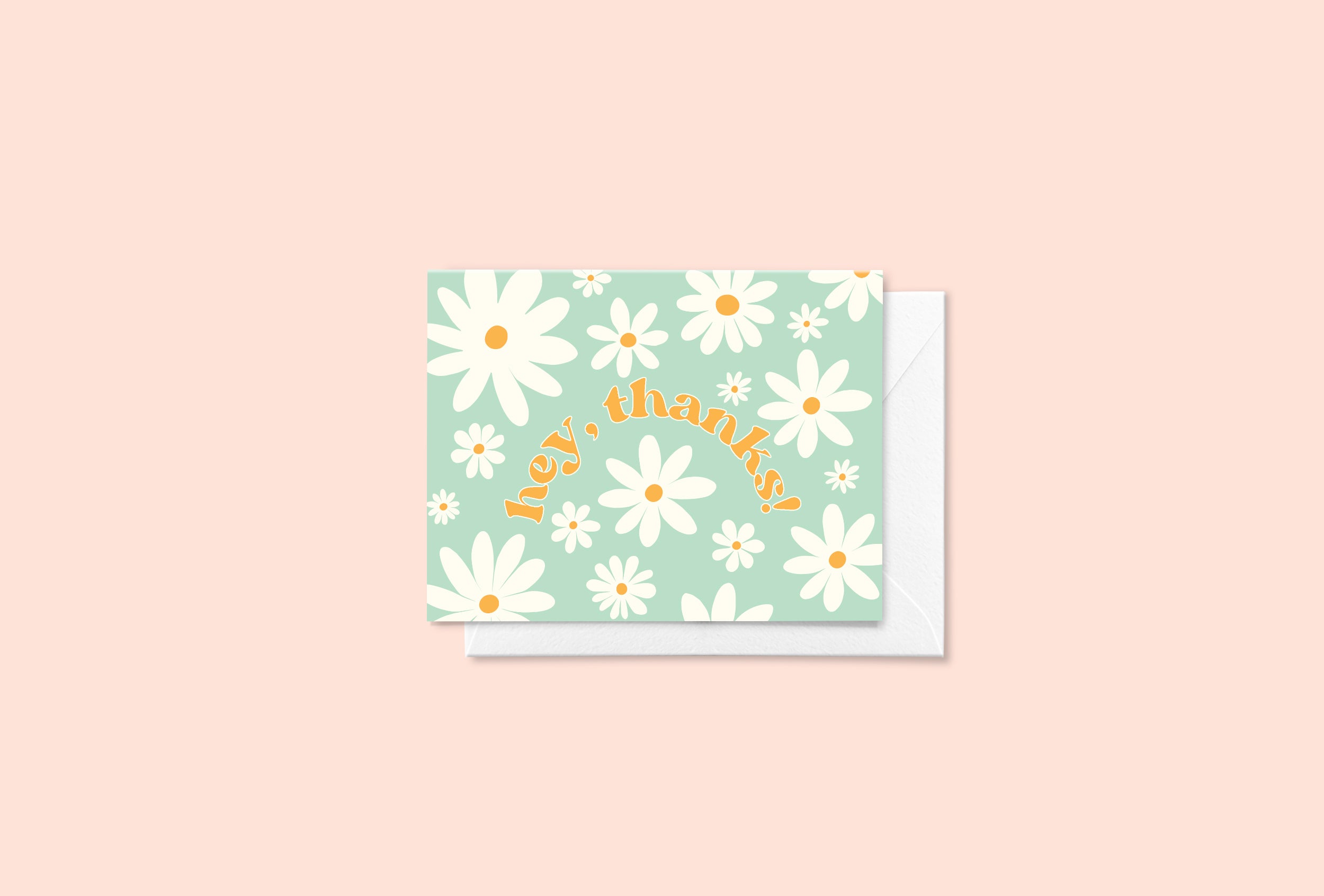 Hey Thanks! Thank You Card – The Sunshine Market